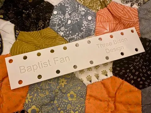 Baptist Fan Quilting Ruler by zord - MakerWorld