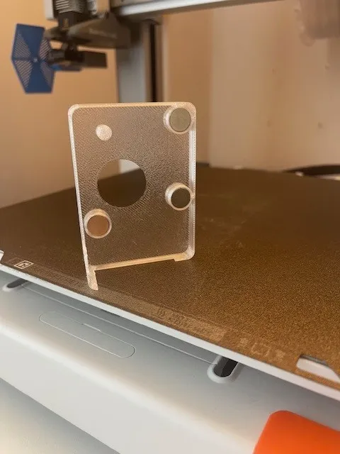 A1 Extruder Cover Transparent with magnets - Free 3D Print Model ...