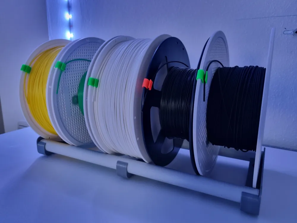 Filament Spulen Ablage Regal Tisch by Andy_E - MakerWorld