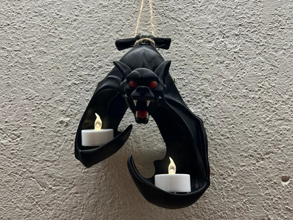 Hanging Gargoyle Candle Holder by BK MakerWorld: Download Free 3D Models