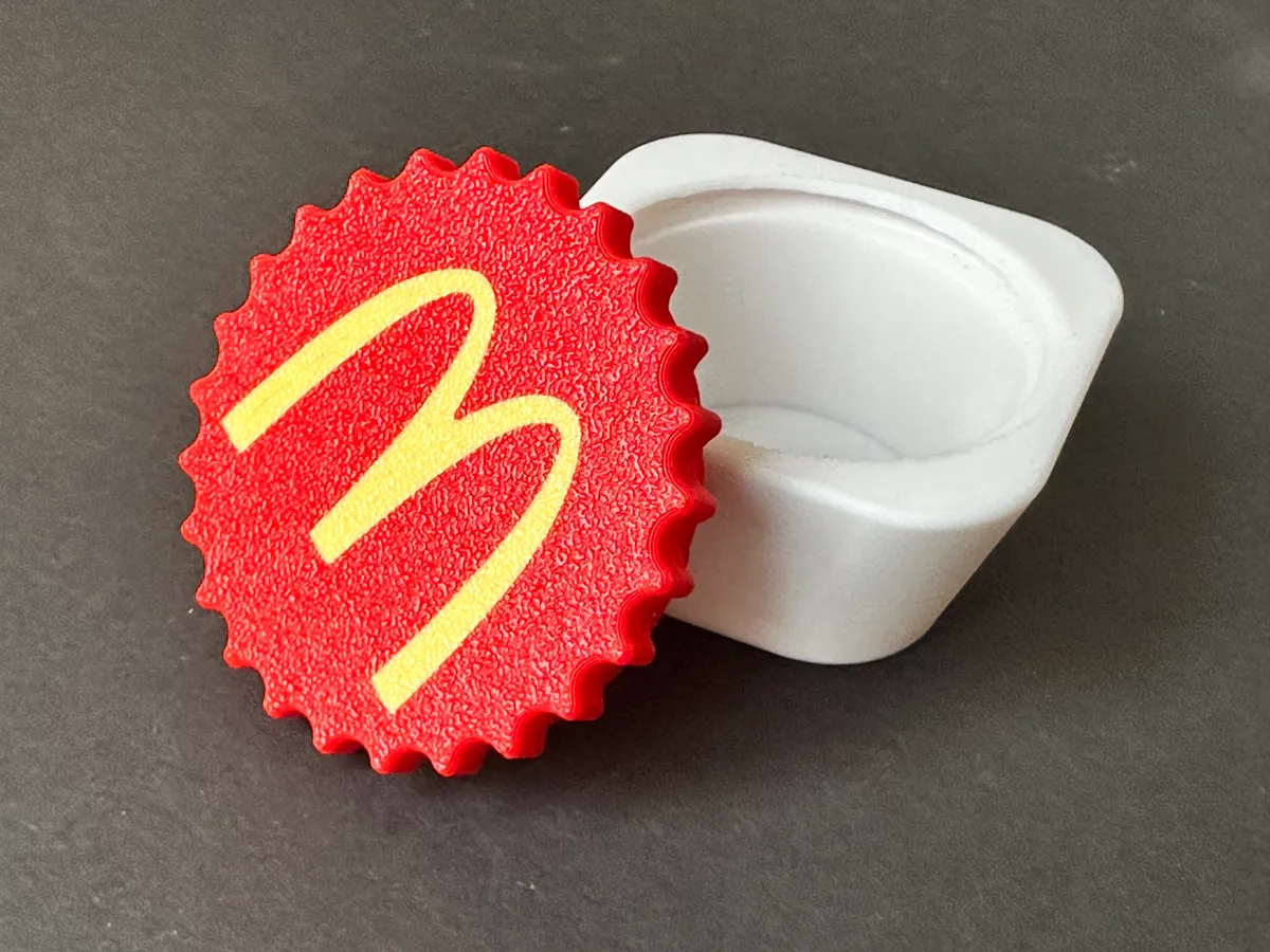 mc Donalds reusable sauce cup - Free 3D Print Model - MakerWorld