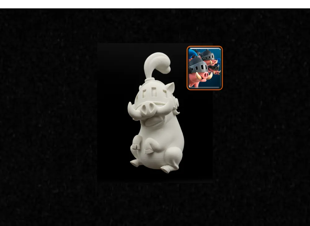 Royale Pig Clash Royale - Free 3D Print Model - MakerWorld