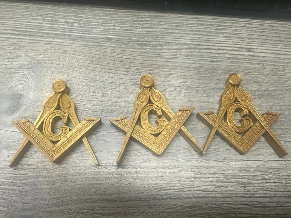 three degrees Square and compasses by OTL3DPrints MakerWorld: Download ...