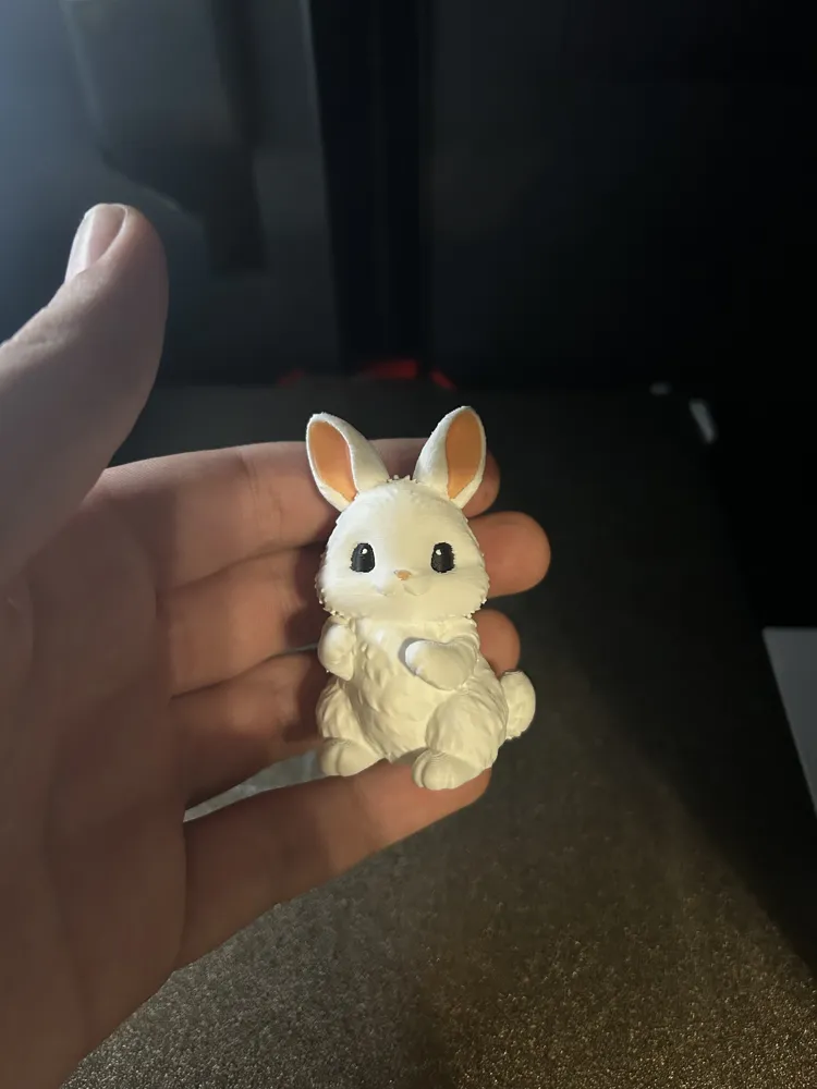 Cute Easter Bunny – Easy 3D Print - Free 3D Print Model - MakerWorld