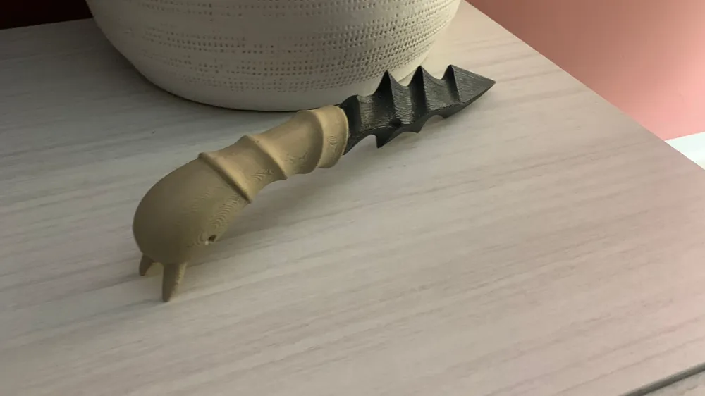 Obsidian - bone dagger by Mr.Charles185 - MakerWorld