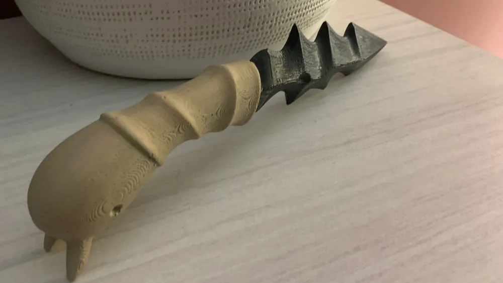 Obsidian - bone dagger by Mr.Charles185 MakerWorld: Download Free 3D Models