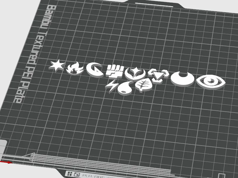 TCG Symbol types by Pokeprintsoultions3D - MakerWorld