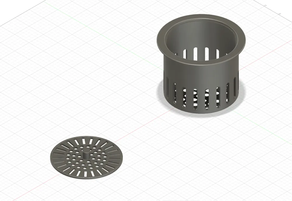 Aquarium Filter Cup + Lid by Camel_Racer - MakerWorld