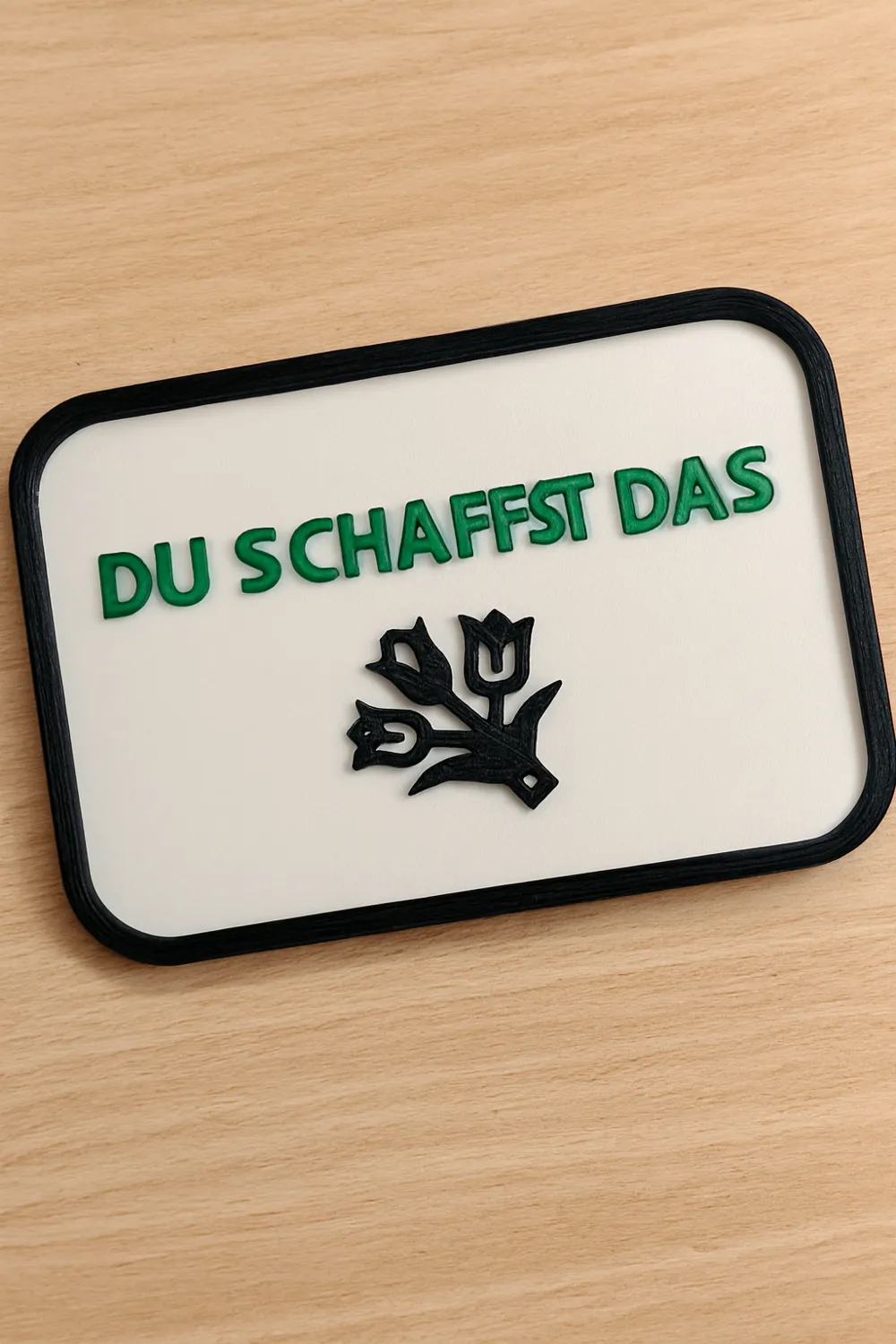 Tú puedes – Cartel motivacional con icono de tulipán - Modelo de ...