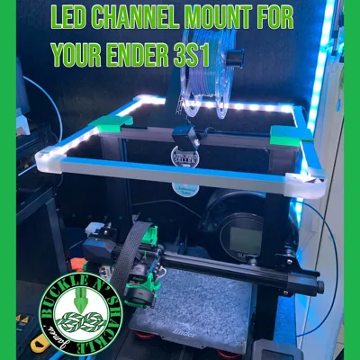 Ender 3 S1 Plus - LED Mount by Cutters.gr - MakerWorld