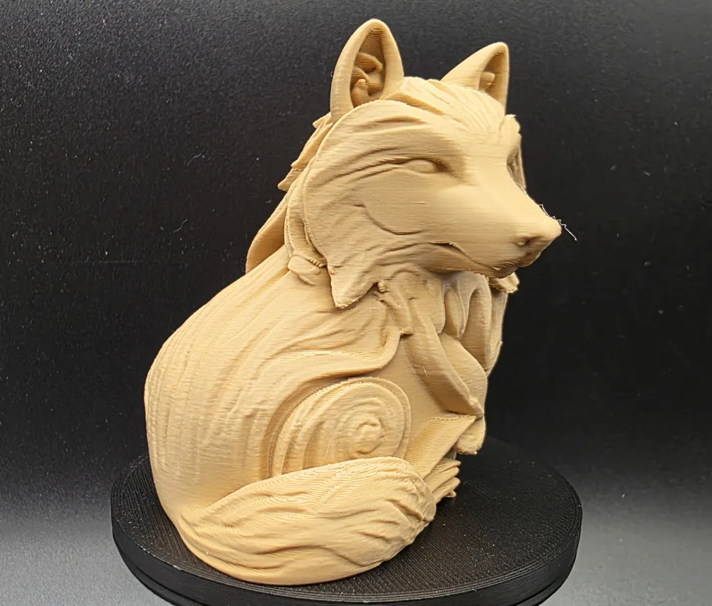 Carved Arctic Wolf Bust by The Overthinker MakerWorld: Download Free 3D ...