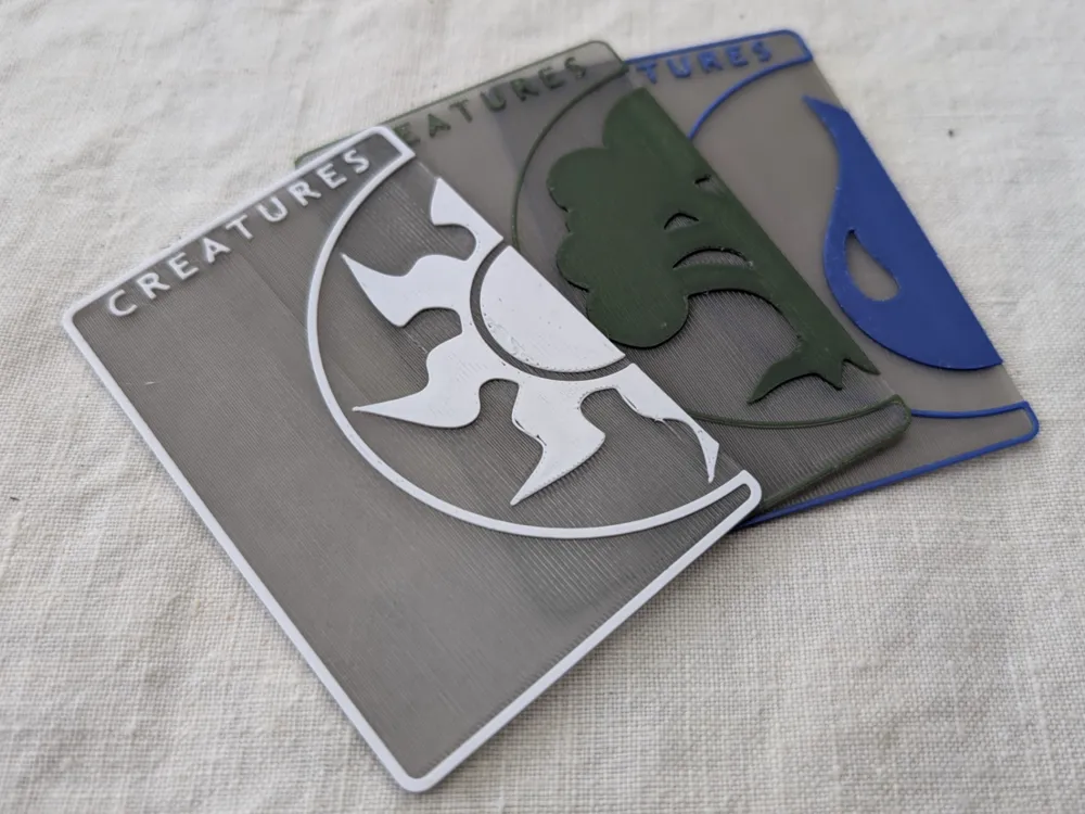 MTG Card Dividers by aristophanes MakerWorld: Download Free 3D Models