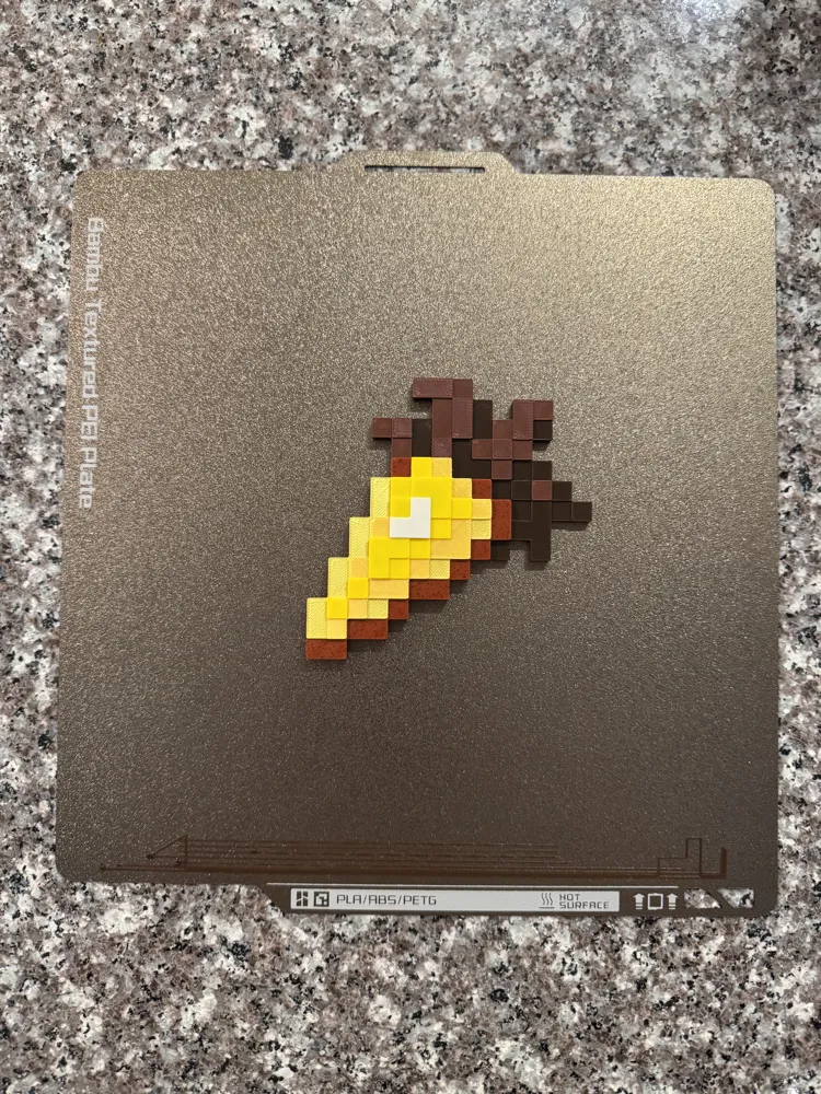 Golden Carrot - Minecraft Item Frame - Free 3D Print Model - MakerWorld