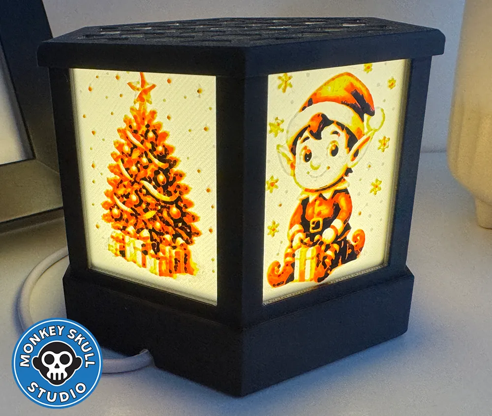 HexLamp Christmas Lithophane Slide Set by Monkey Skull Studio ...