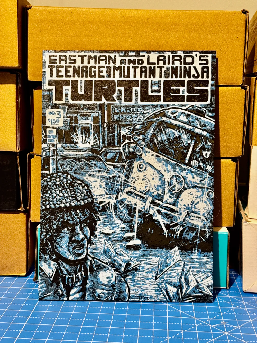 tmnt comic mirage issue 3 cover by Deano MakerWorld: Download Free 3D ...