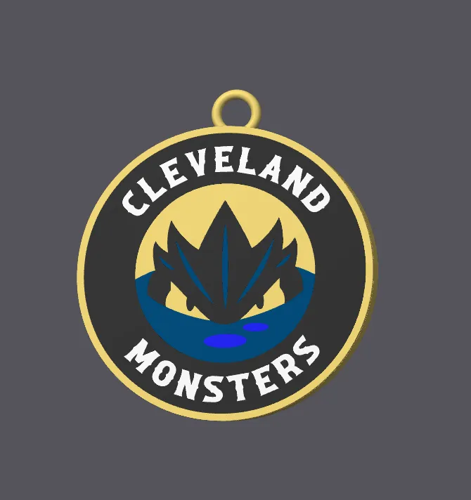 Cleveland Monsters ahl hockey hype chain - Free 3D Print Model - MakerWorld