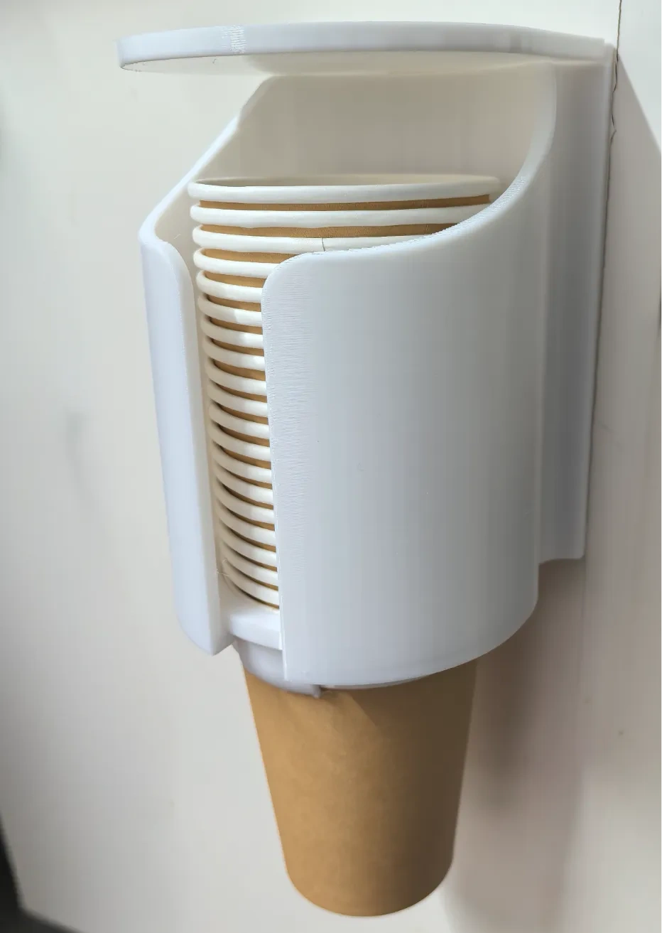 Disposable Paper Cup Dispenser by loaf - MakerWorld