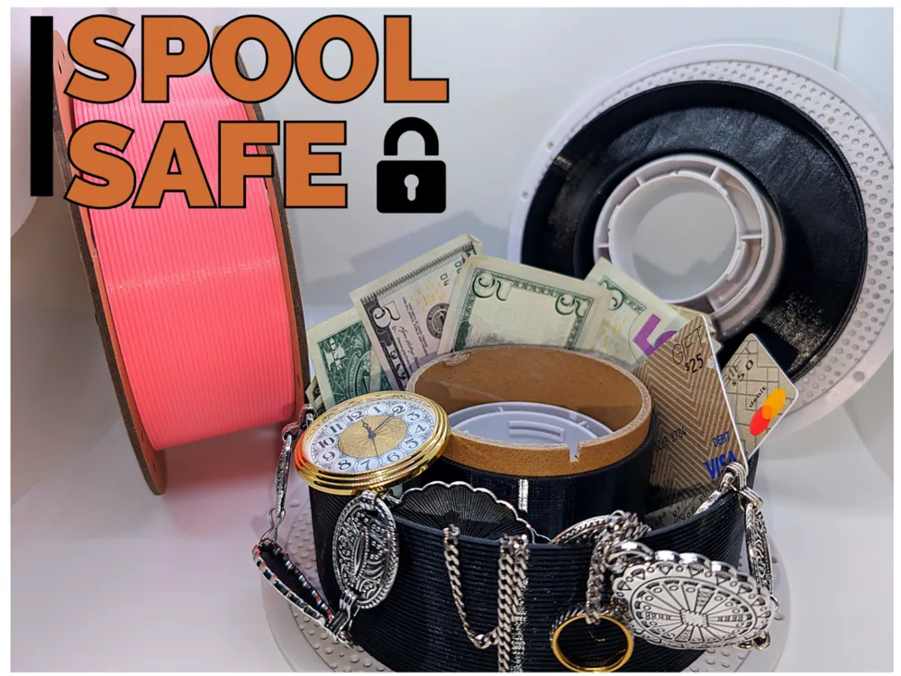 The Spool Safe by Herc does that thing - MakerWorld