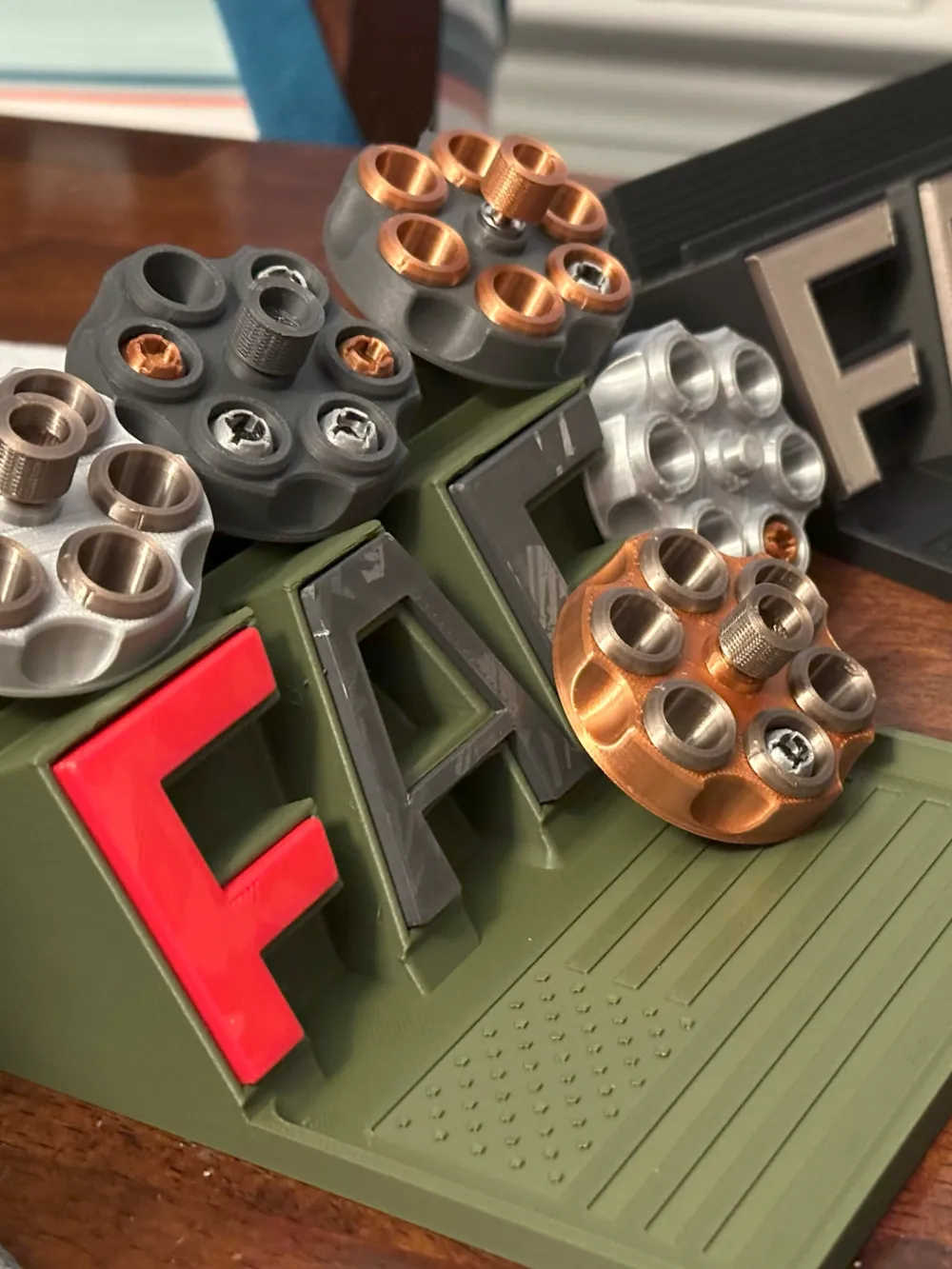 Fidget Revolver Cylinder - Buildable by Haydock MakerWorld: Download ...