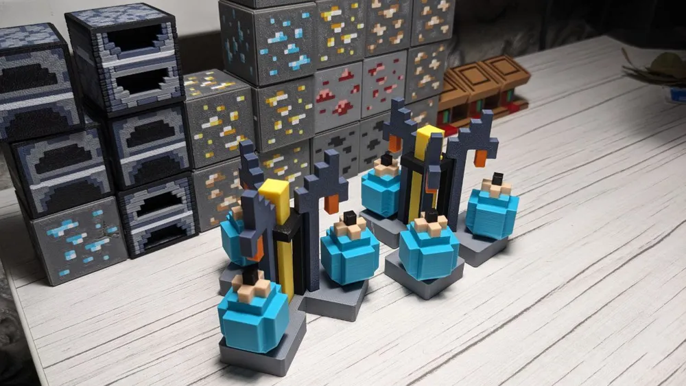 Minecraft Brewing Stand - Free 3D Print Model - MakerWorld