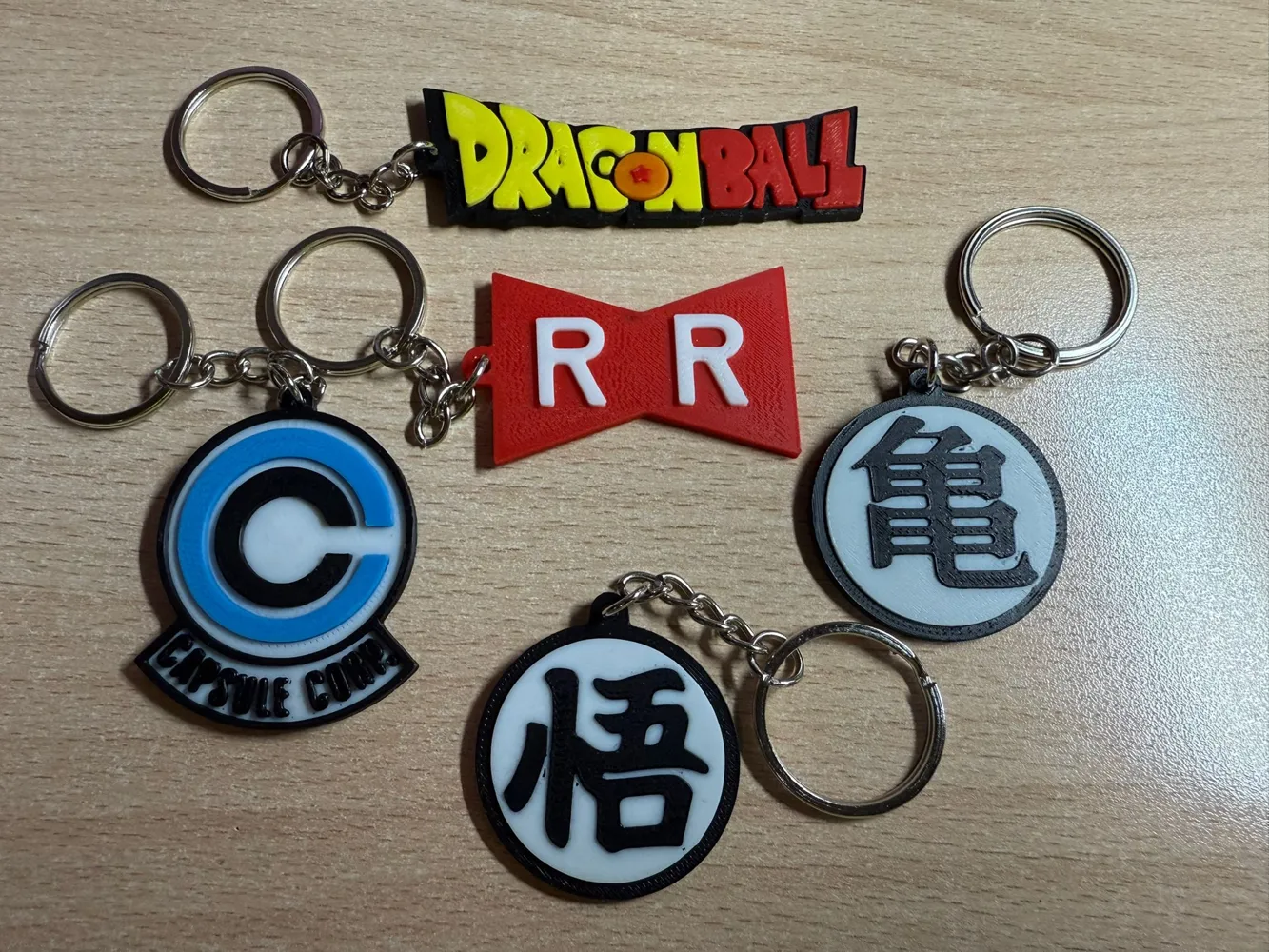 Pack Dragon Ball keychains - Free 3D Print Model - MakerWorld