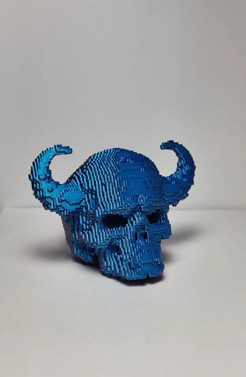 8bit Horned Skull by OverhangOverlord - MakerWorld