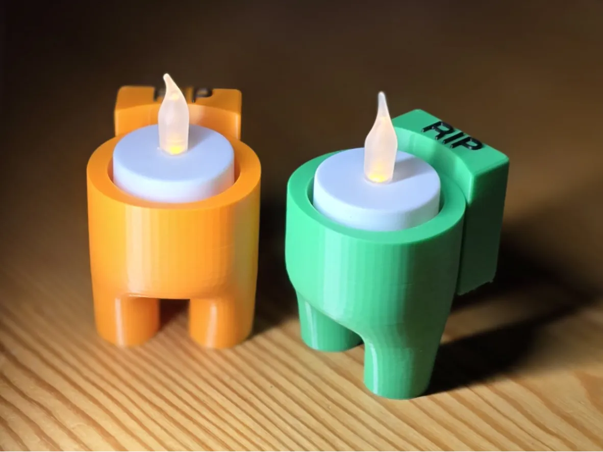 Among Us RIP 死亡玩家灯 来自 Wagenmaker Art MakerWorld：免费下载 3D 模型