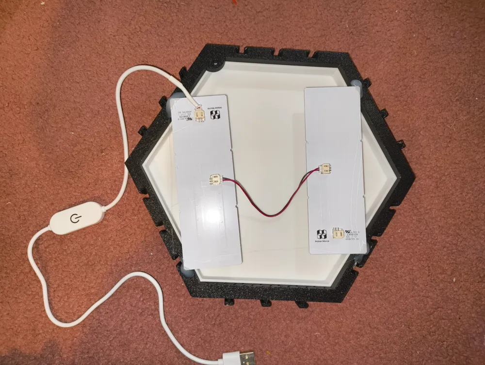 Hex lighting System / Display Shelf by JangyyMakerWorld: Download Free ...