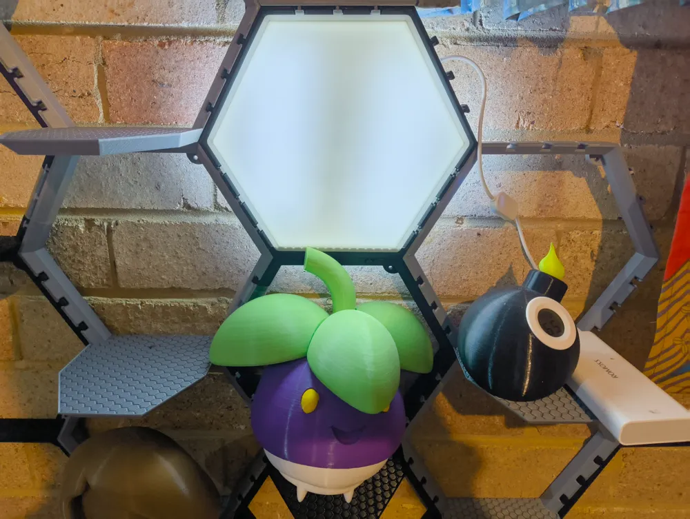 Hex lighting System / Display Shelf by JangyyMakerWorld: Download Free ...