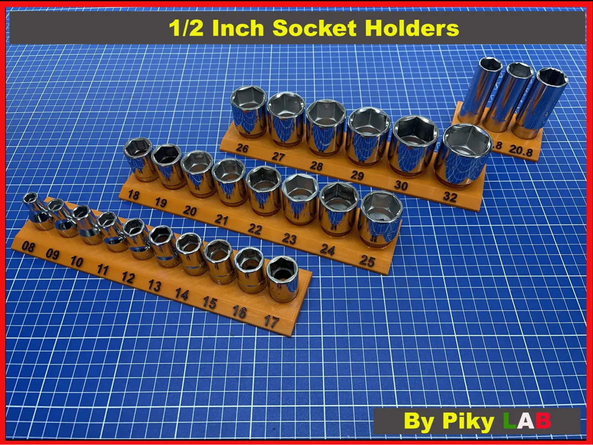 1/2 Inch Socket Holders - Free 3D Print Model - MakerWorld