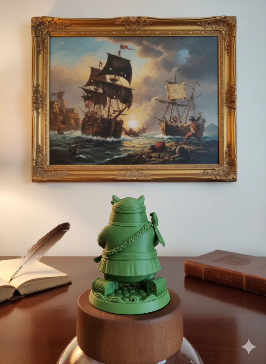 The Zen Pirate Cat - Free 3D Print Model - MakerWorld