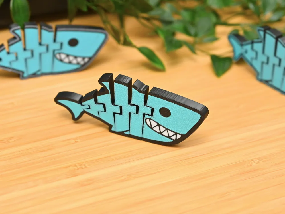 Flexi Shark by AMS3D MakerWorld: Download Free 3D Models