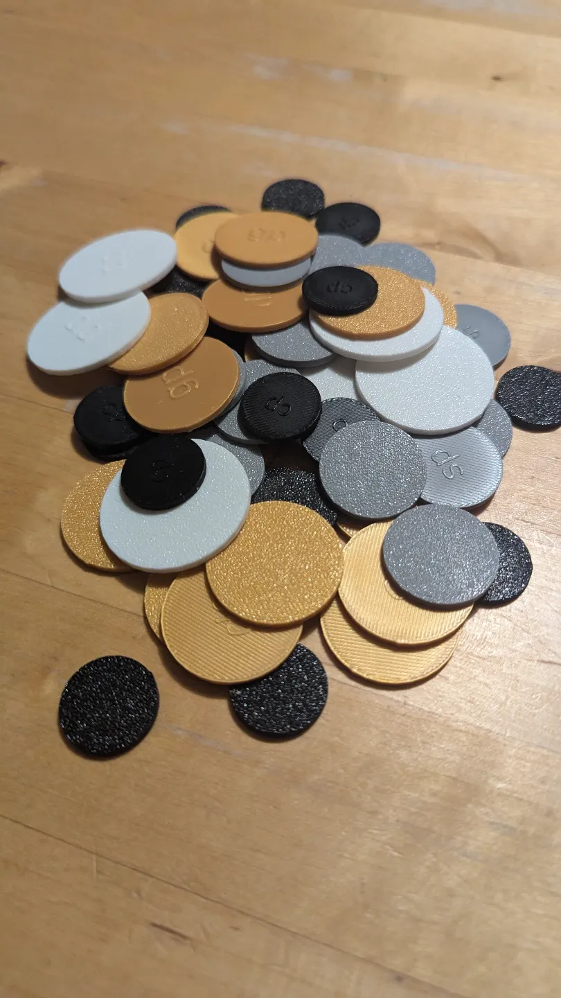D & D Customizable Coins by PurpleLakeWash MakerWorld: Download Free 3D ...
