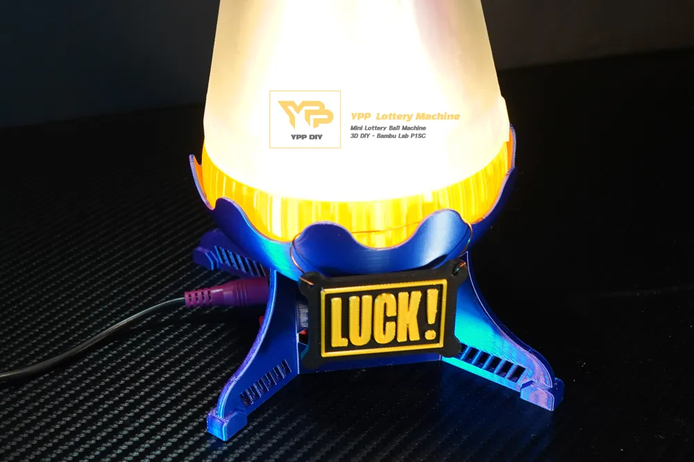 Lottery Machine (Lotto, Bingo, Using Cooling Fan) - Free 3D Print Model ...