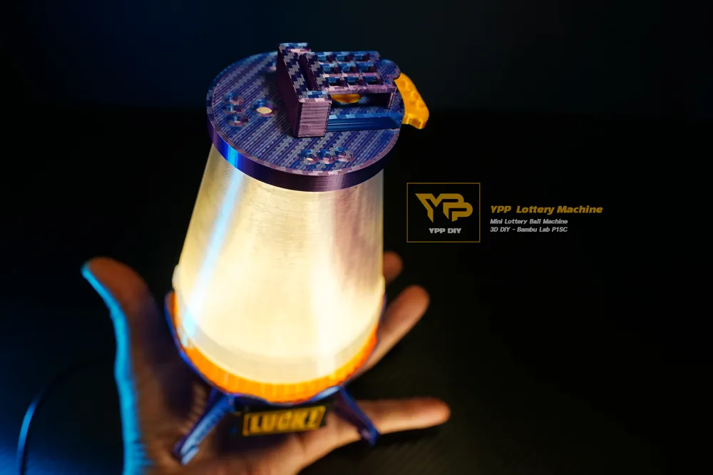 Lottery Machine (Lotto, Bingo, Using Cooling Fan) - Free 3D Print Model ...