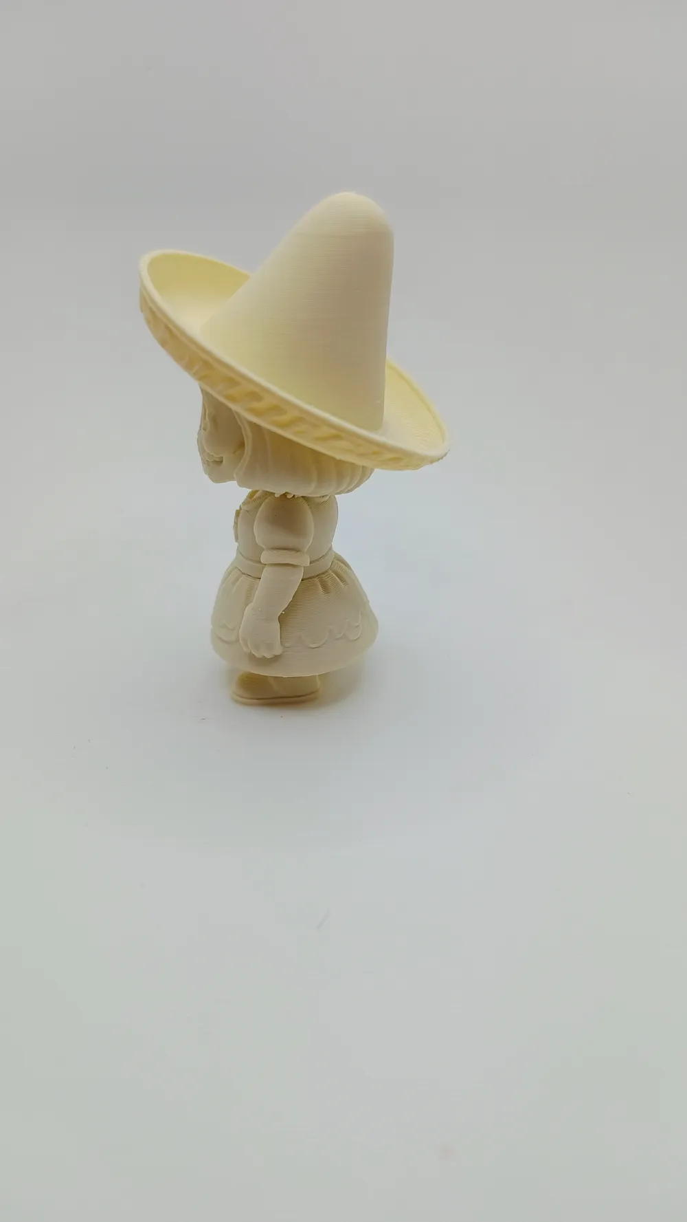 Catrina Sombranita – Little Bone Lady - Free 3D Print Model - MakerWorld