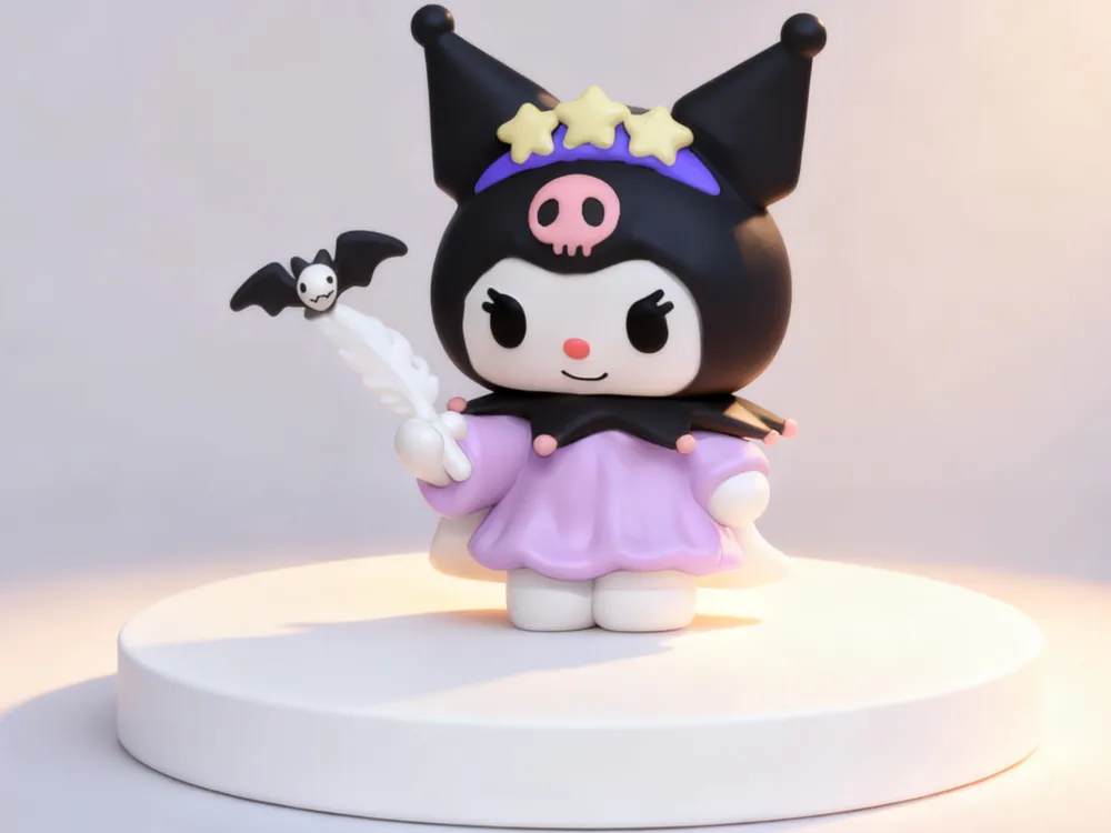 Sanrio Halloween Kuromi by ba MakerWorld: Download Free 3D Models