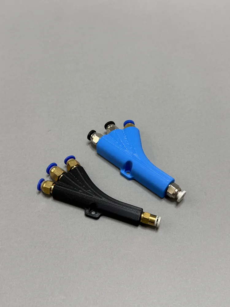 Bambu Lab 3-Way Filament Splitter for P1P P1S X1C - Free 3D Print Model ...