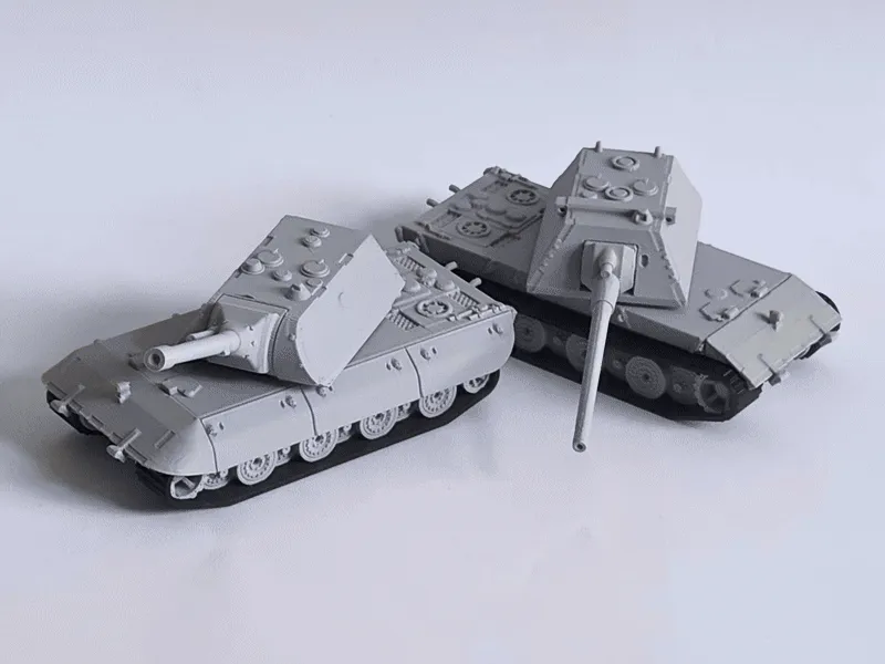 E100 German WWII super heavy tank - Free 3D Print Model - MakerWorld