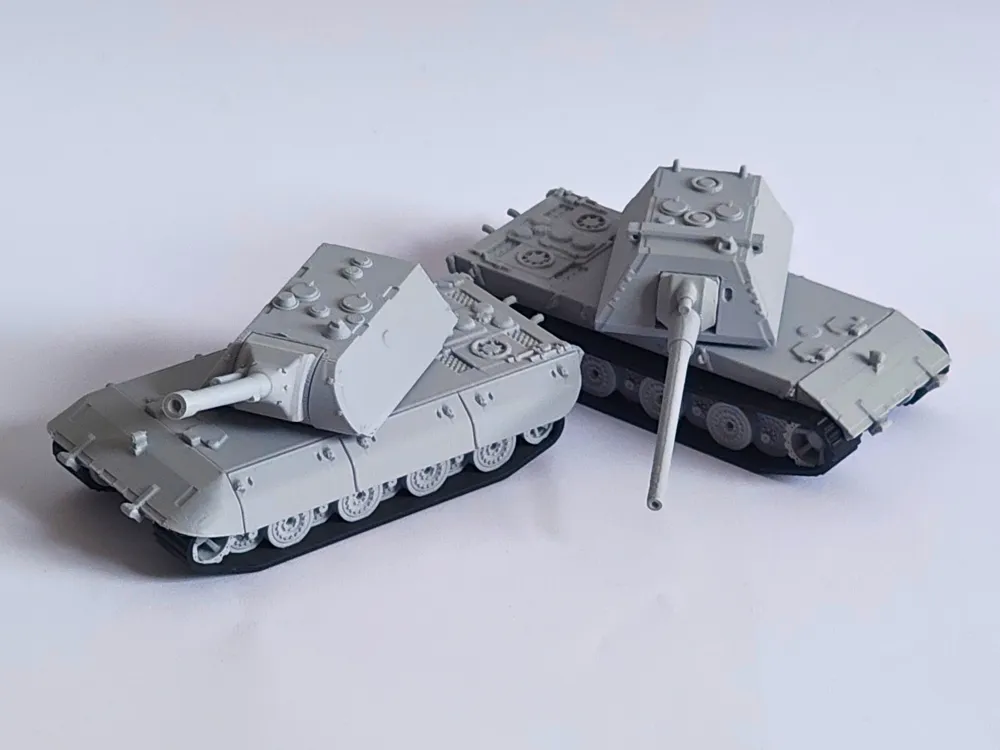 E100 German WWII super heavy tank - Free 3D Print Model - MakerWorld