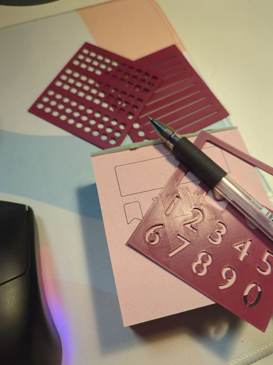 Sticky Notes Stencil Pack Fast and Easy Print by Planmarks - MakerWorld