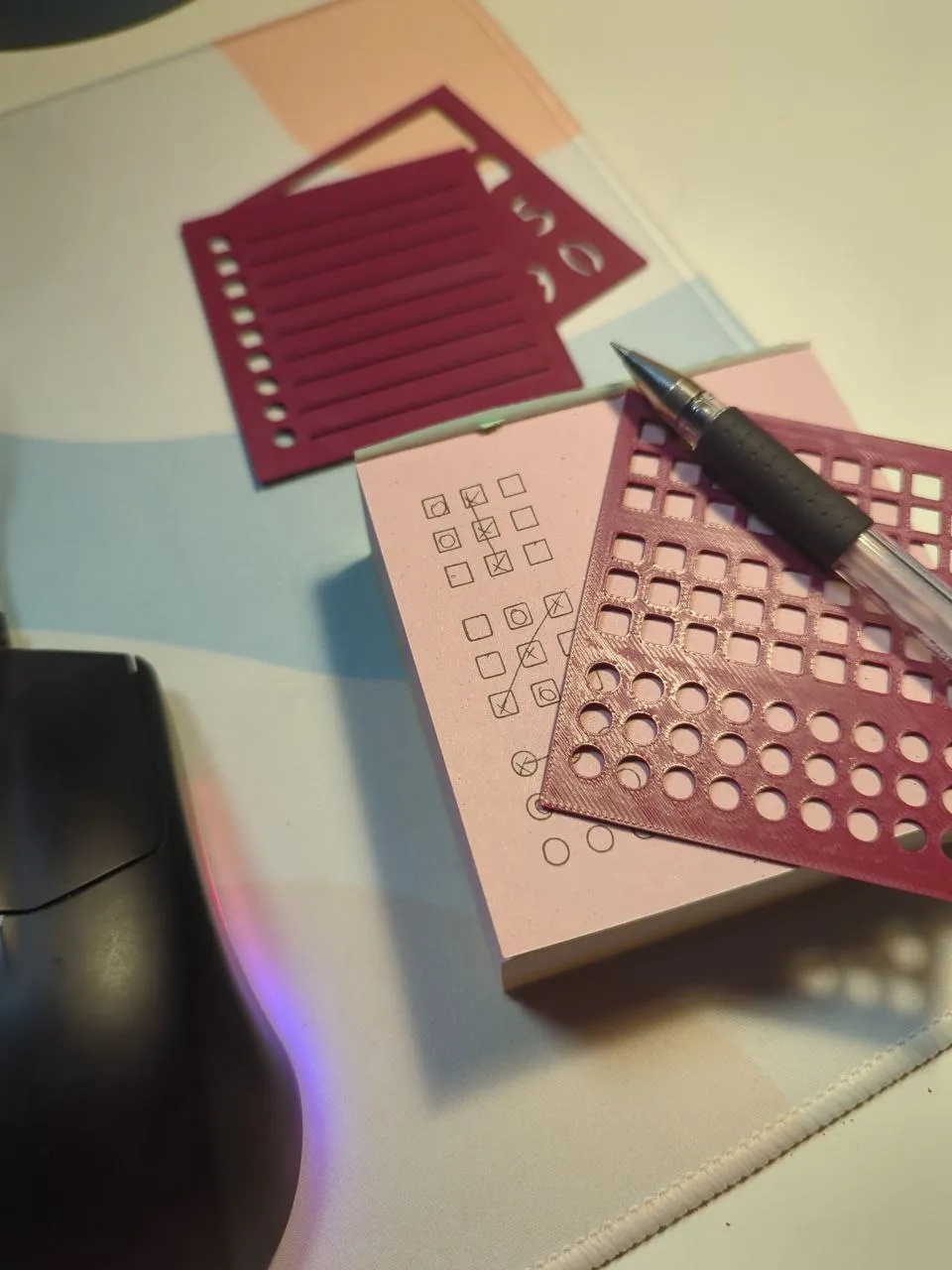 Sticky Notes Stencil Pack Fast and Easy Print by Planmarks - MakerWorld