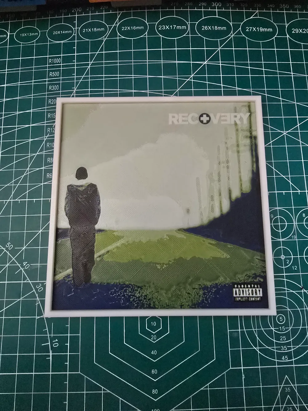 Eminem "Recovery" Album - Hueforge Art by Lumpy3D - MakerWorld