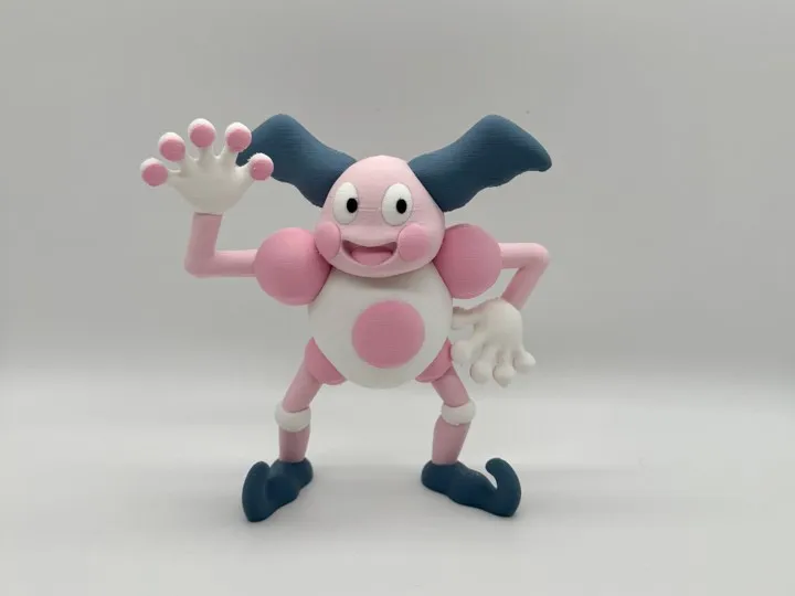 Mr.Mime Multicolor by entroisdimensions_figurine MakerWorld: Download ...