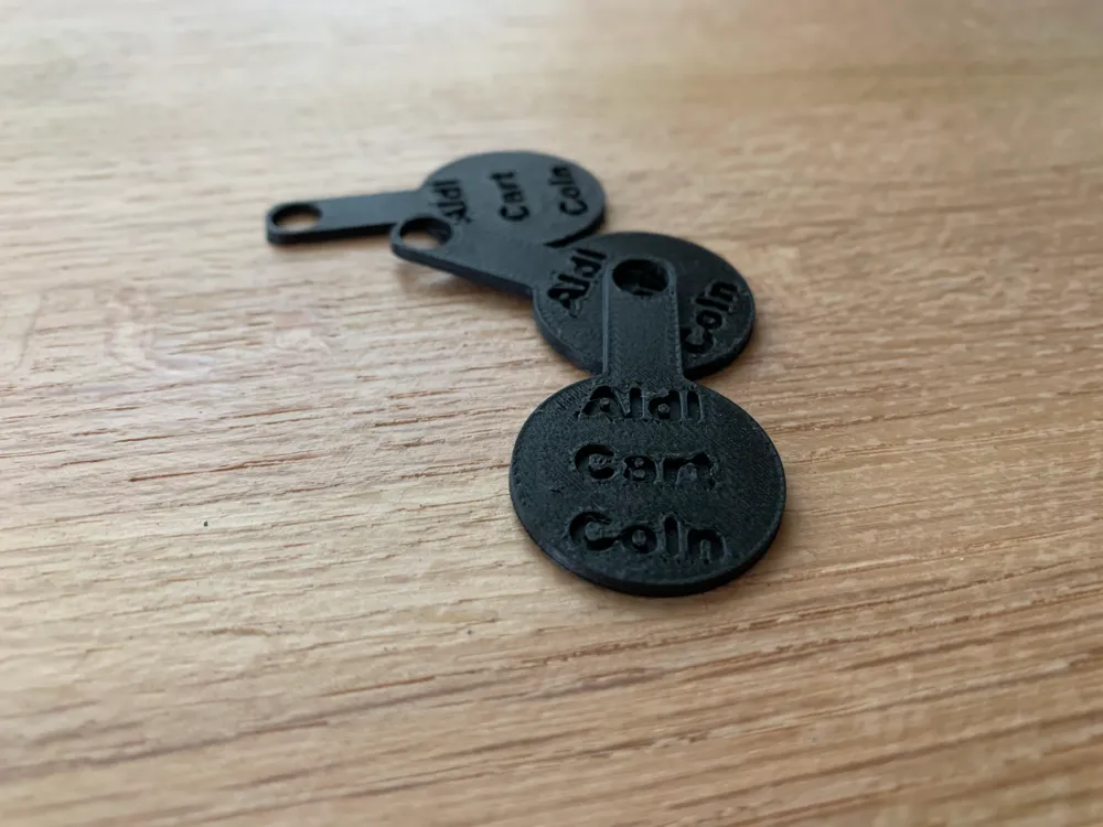 Aldi Cart Coin Keychain by Layer by Layer - MakerWorld
