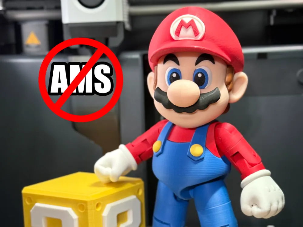 Super Mario - Action Figure - Free 3D Print Model - MakerWorld