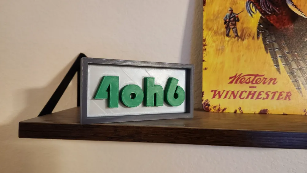 4oh6 Desk Placard by theshandon - MakerWorld