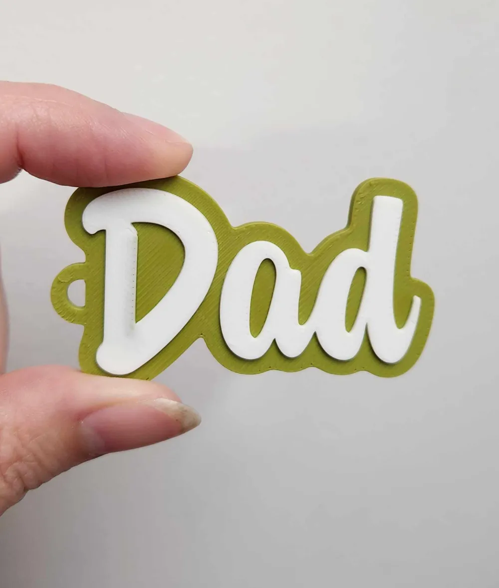 Dad Keychain by Echo - MakerWorld