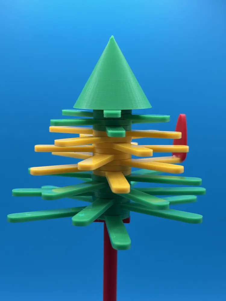 Buddy Elf Hat Flip Flap Spinner - Free 3D Print Model - MakerWorld