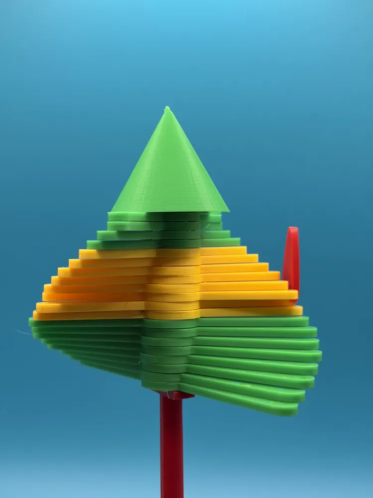 Buddy Elf Hat Flip Flap Spinner - Free 3D Print Model - MakerWorld